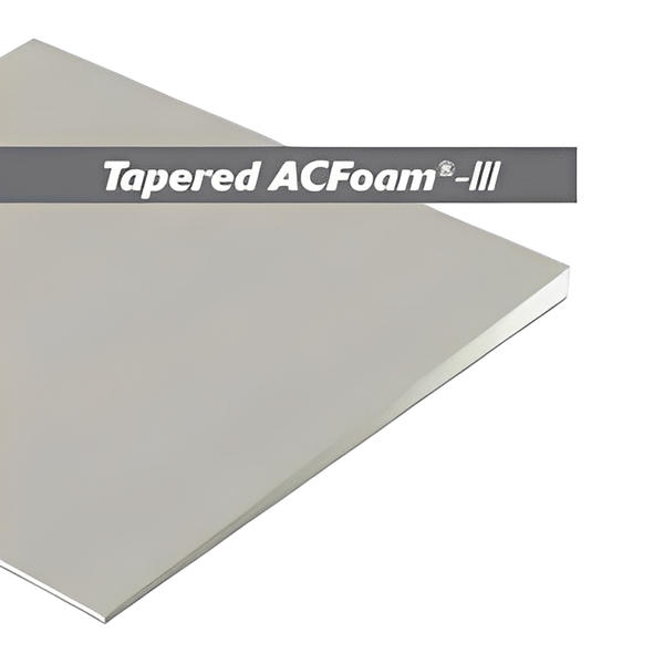 Atlas ACFoam-III - Tapered CGF R-4.3 Coated Glass Faced 2 Sides Polyiso ...