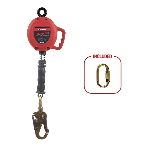 Brute Self Retracting Lifeline - Galv Steel Wire Cable - Swivel Snap ...
