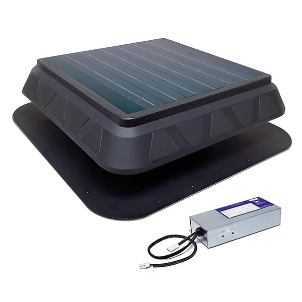 Master Flow Green Machine High-Power Solar - Dual Powered Roof Vent 900 ...