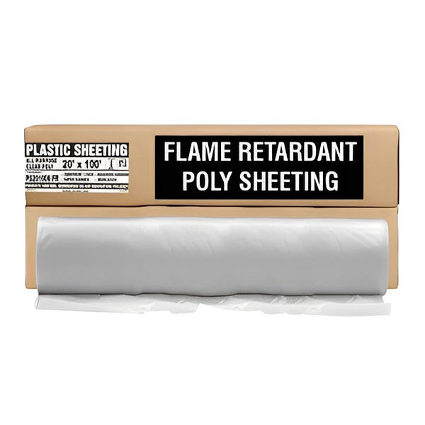 20ft x 100ft x 6mm FR Poly Sheeting - (25 Rolls) – Roofing4US