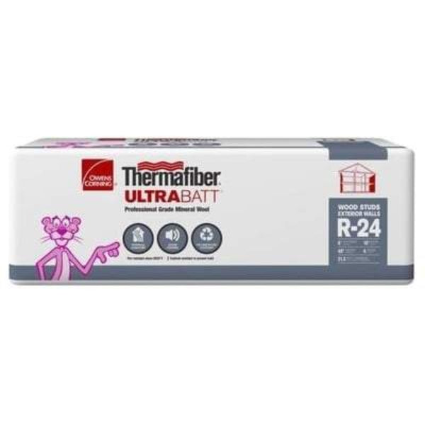 Owens Corning Thermafiber R-24 Mineral Wool Insulation Batt